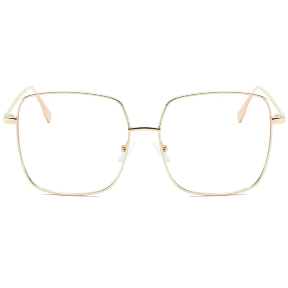 Accessories | Gold Metal Blue Light Blocking Glasses | Poshmark